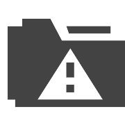 Folder Warning Vector SVG Icon - PNG Repo Free PNG Icons
