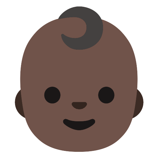 Baby Dark Skin Tone Vector SVG Icon - PNG Repo Free PNG Icons