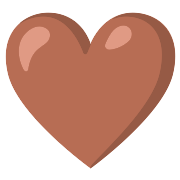 Brown Heart Vector SVG Icon - PNG Repo Free PNG Icons