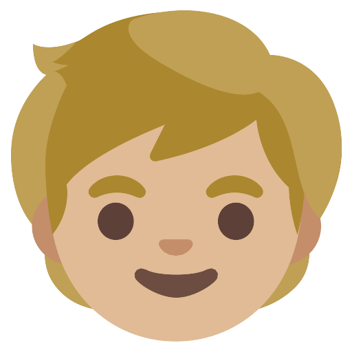 Child Medium Light Skin Tone Vector SVG Icon - PNG Repo Free PNG Icons