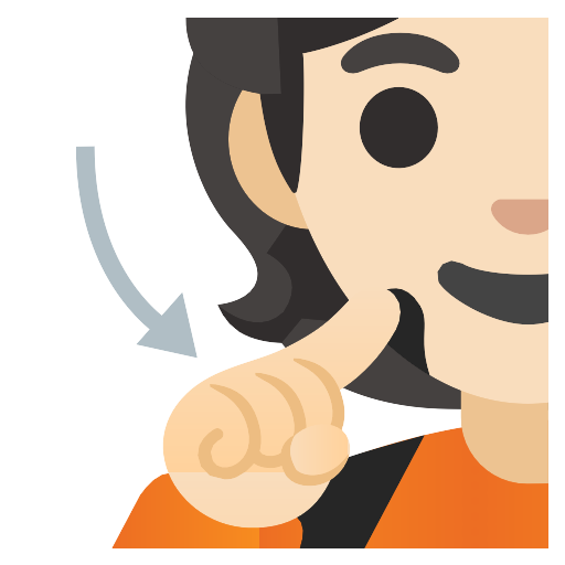Deaf Person Light Skin Tone Vector SVG Icon - PNG Repo Free PNG Icons