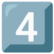 Keycap 4 Vector SVG Icon - PNG Repo Free PNG Icons