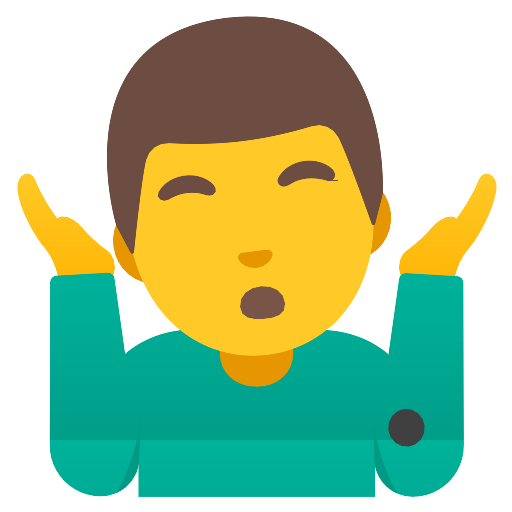 Man Shrugging Vector SVG Icon - PNG Repo Free PNG Icons