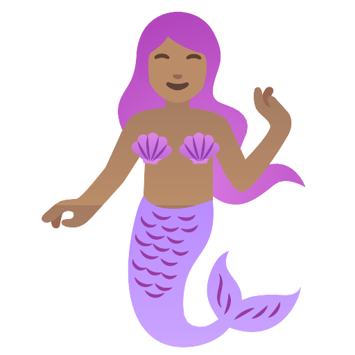 Mermaid Medium Skin Tone Vector SVG Icon - PNG Repo Free PNG Icons