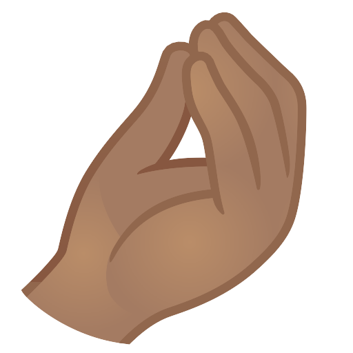 Pinched Fingers Medium Skin Tone Vector SVG Icon - PNG Repo Free PNG Icons