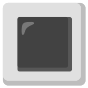 White Square Button Vector SVG Icon - PNG Repo Free PNG Icons