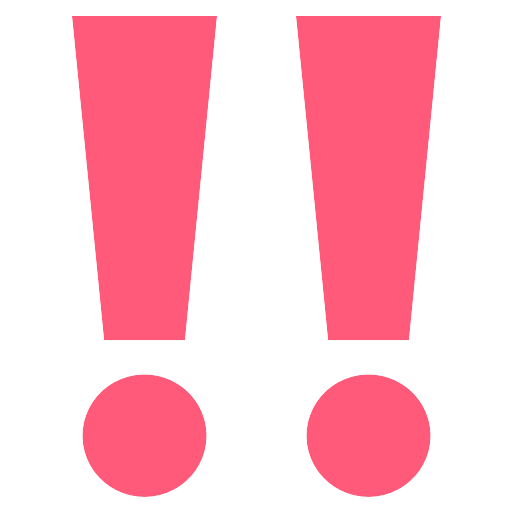 Double Exclamation Mark Vector SVG Icon - PNG Repo Free PNG Icons