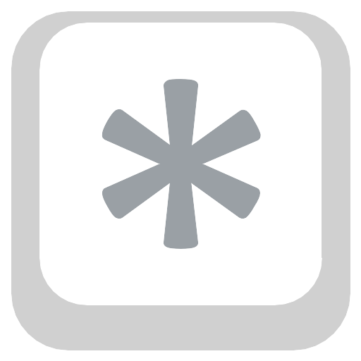 Keycap Asterisk Vector SVG Icon - PNG Repo Free PNG Icons
