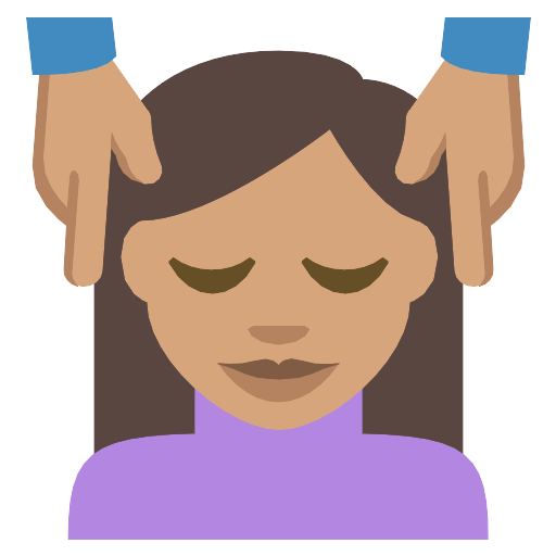 Person Getting Massage Medium Skin Tone Vector Svg Icon Png Repo Free