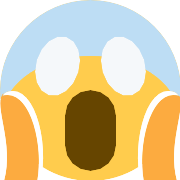 Face Screaming In Fear Vector SVG Icon - PNG Repo Free PNG Icons