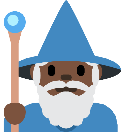 Man Mage Dark Skin Tone Vector SVG Icon - PNG Repo Free PNG Icons