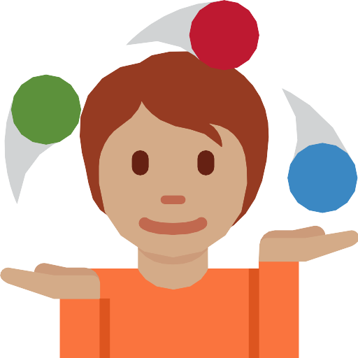 Person Juggling Medium Skin Tone Vector SVG Icon - PNG Repo Free PNG Icons