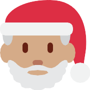 Santa Claus Medium Skin Tone Vector SVG Icon - PNG Repo Free PNG Icons