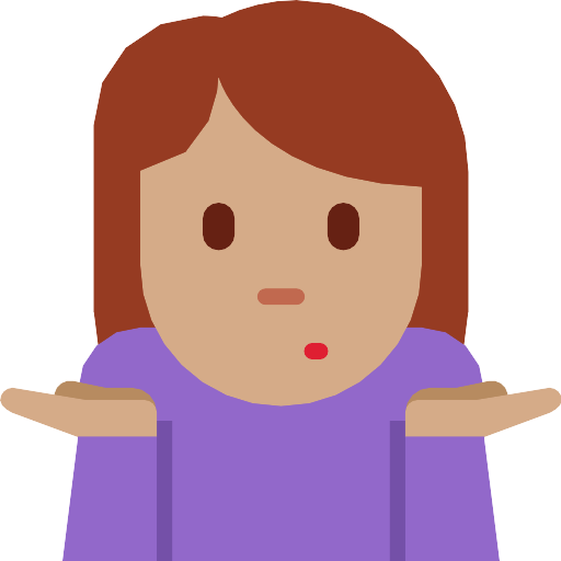 Woman Shrugging Medium Skin Tone Vector SVG Icon - PNG Repo Free PNG Icons