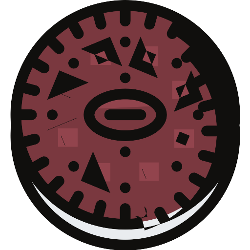 Oreo Biscuit Vector SVG Icon - PNG Repo Free PNG Icons