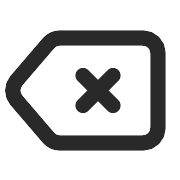 Backspace Vector SVG Icon - PNG Repo Free PNG Icons