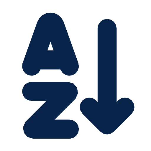 Az Sort Ascending Letters Vector SVG Icon - PNG Repo Free PNG Icons