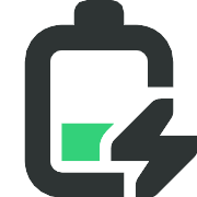 Battery Level 40 Charging Vector SVG Icon - PNG Repo Free PNG Icons