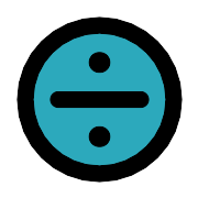 Divide Circle Vector SVG Icon - PNG Repo Free PNG Icons