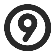 Number 9 Circle Vector SVG Icon - PNG Repo Free PNG Icons