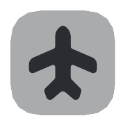 Airplane Square Vector SVG Icon - PNG Repo Free PNG Icons