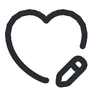 Heart Edit Vector SVG Icon - PNG Repo Free PNG Icons