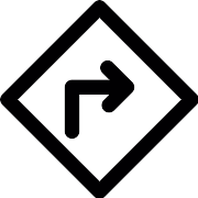 Turn Right Sign Vector SVG Icon - PNG Repo Free PNG Icons