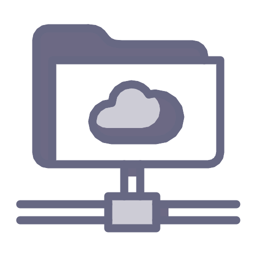 Cld Cloud Network Folder Vector SVG Icon - PNG Repo Free PNG Icons