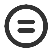 Equal Circle Vector SVG Icon - PNG Repo Free PNG Icons