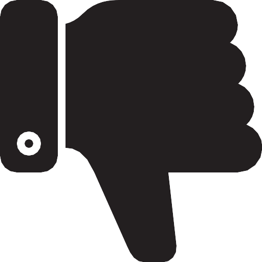 Thumb Down Vector SVG Icon - PNG Repo Free PNG Icons