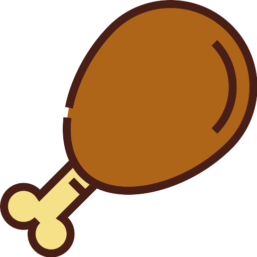 Chicken Leg Vector SVG Icon - PNG Repo Free PNG Icons