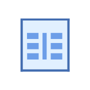 Align Two Columns Vector SVG Icon - PNG Repo Free PNG Icons