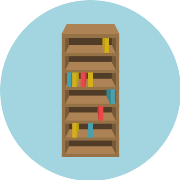 Bookshelf Vector SVG Icon - PNG Repo Free PNG Icons